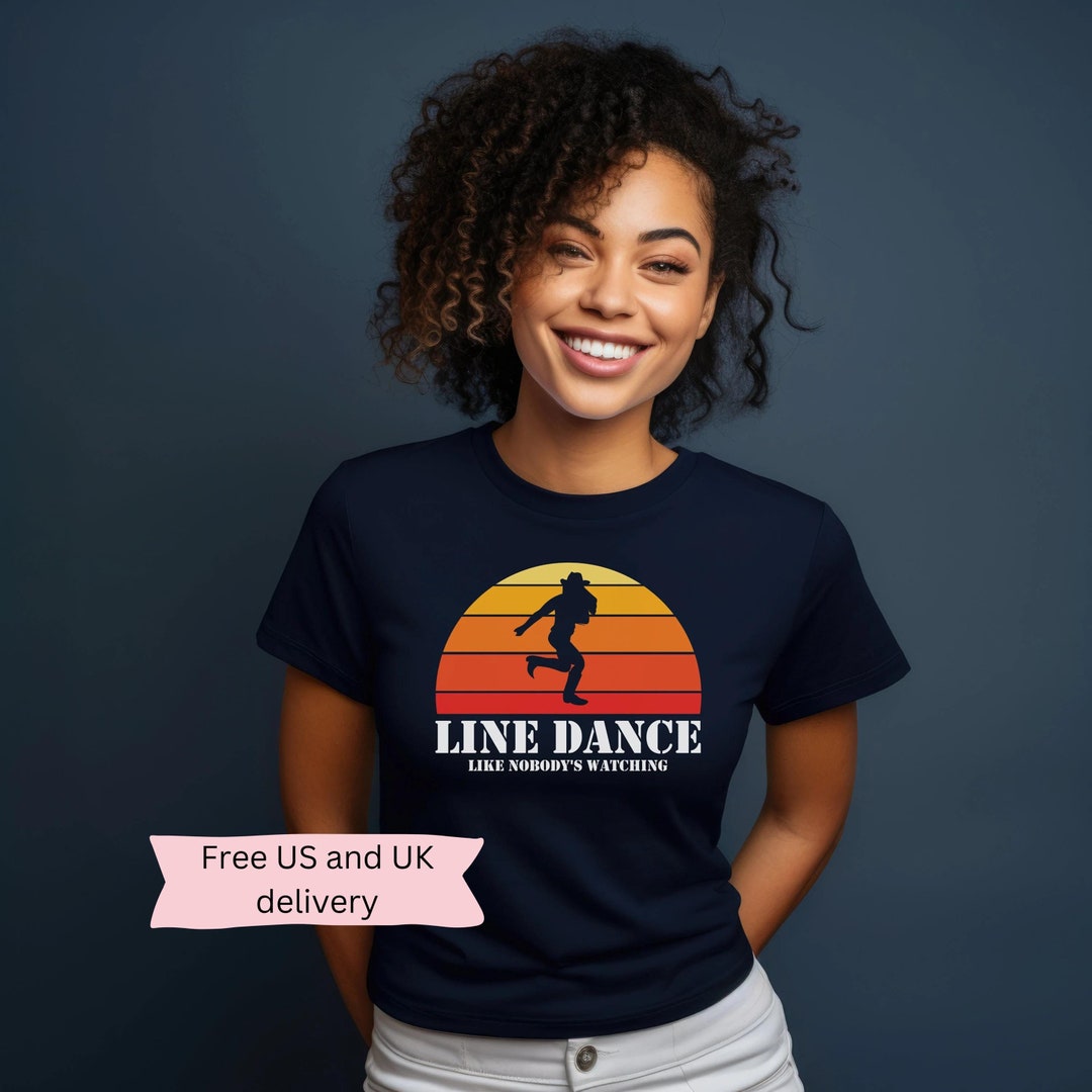 Line Dancing Shirt, Line Dancing T-shirt, Line Dancing T Shirt, Line ...