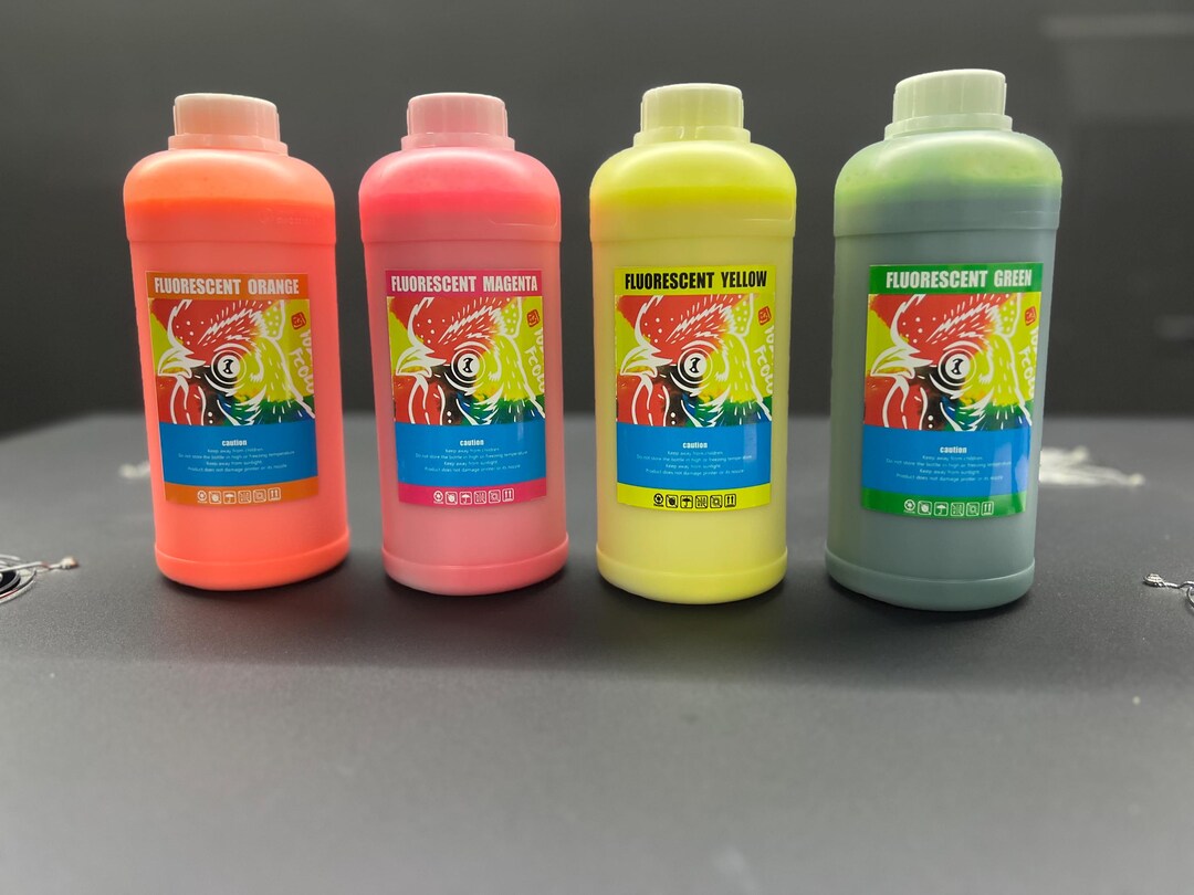 DTF Neon Inks, Neon Ink, DTF Ink, Fluorescent DTF Ink, Dtf Fluorescent ...
