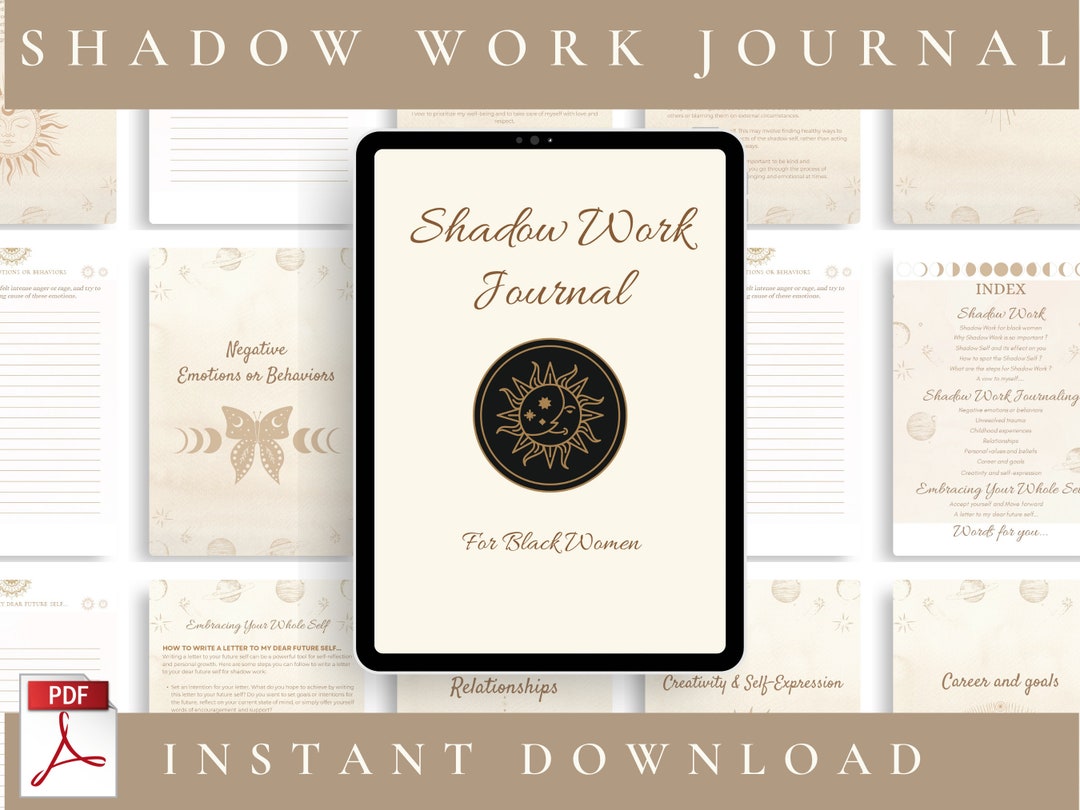 Shadow Work Journal for Black Women | Shadow Journal With Prompts to ...