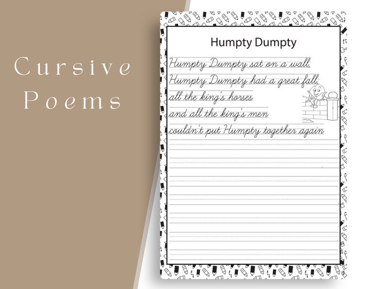 Cursive Handwriting Practice Sheets | Printable Handwriting Worksheets ...