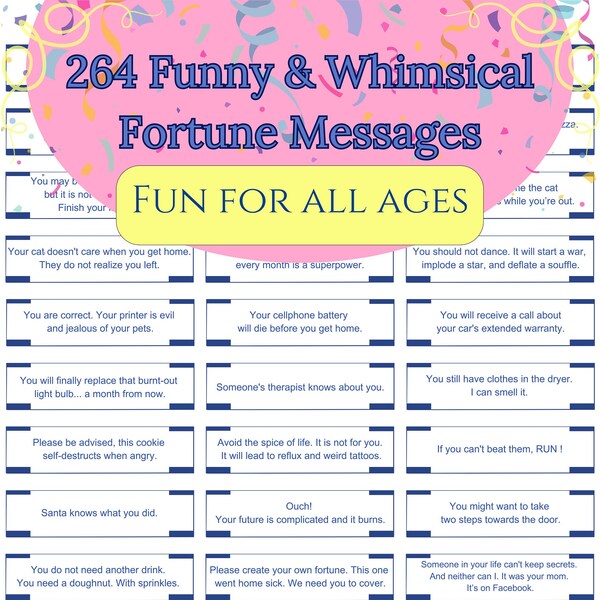 Fortune Cookies - Etsy