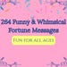 264 Funny Fortune Cookie Messages - Digital Download - Fun Fortunes and ...