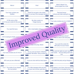 99 Ridiculous Fortune Messages - Digital Download - Wacky Fortunes ...