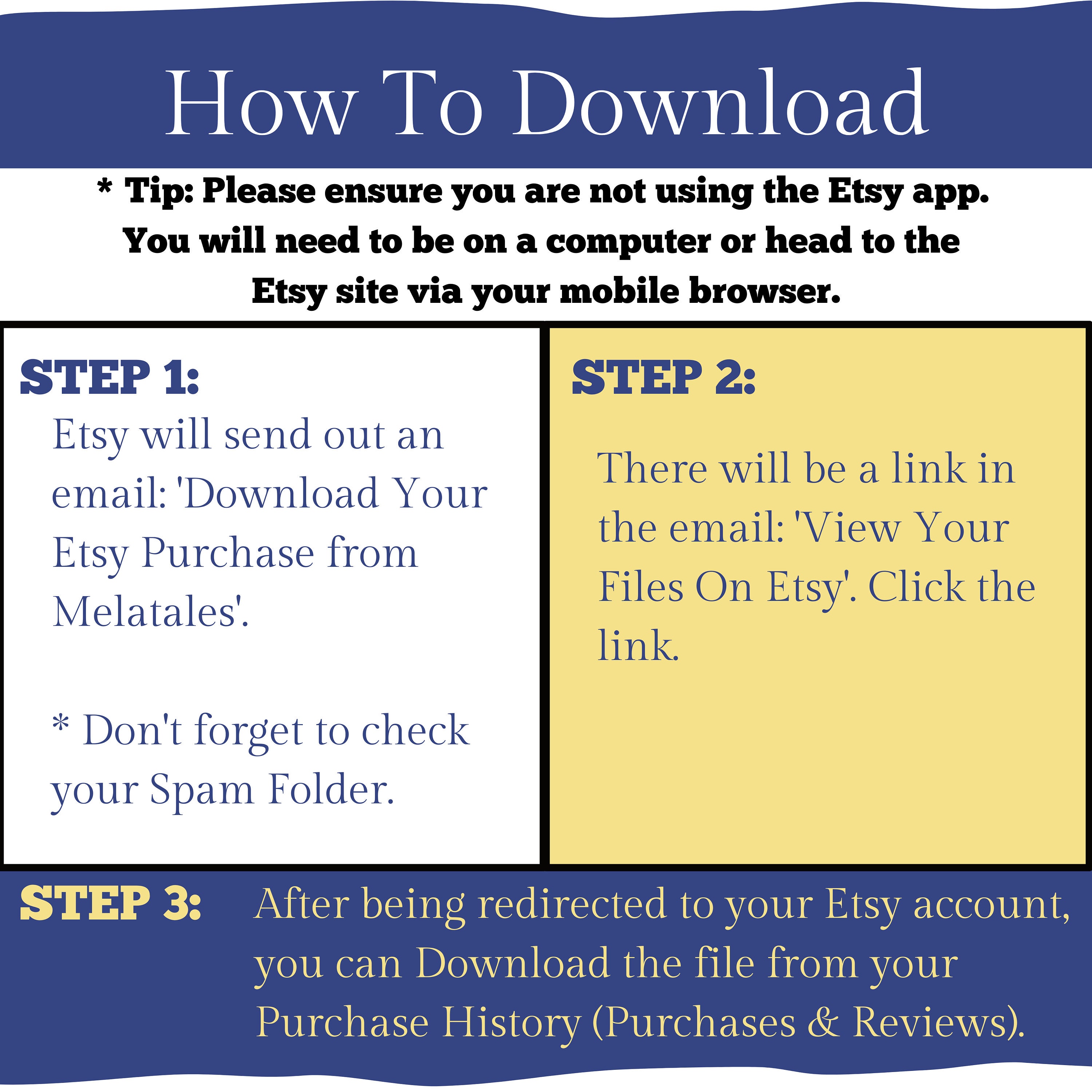 Custom Fortunes - Blue - Digital Download - Personalized - Etsy