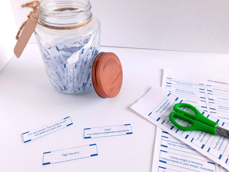 99 Funny Fortune Cookie Messages Digital Download Fun Fortunes and ...