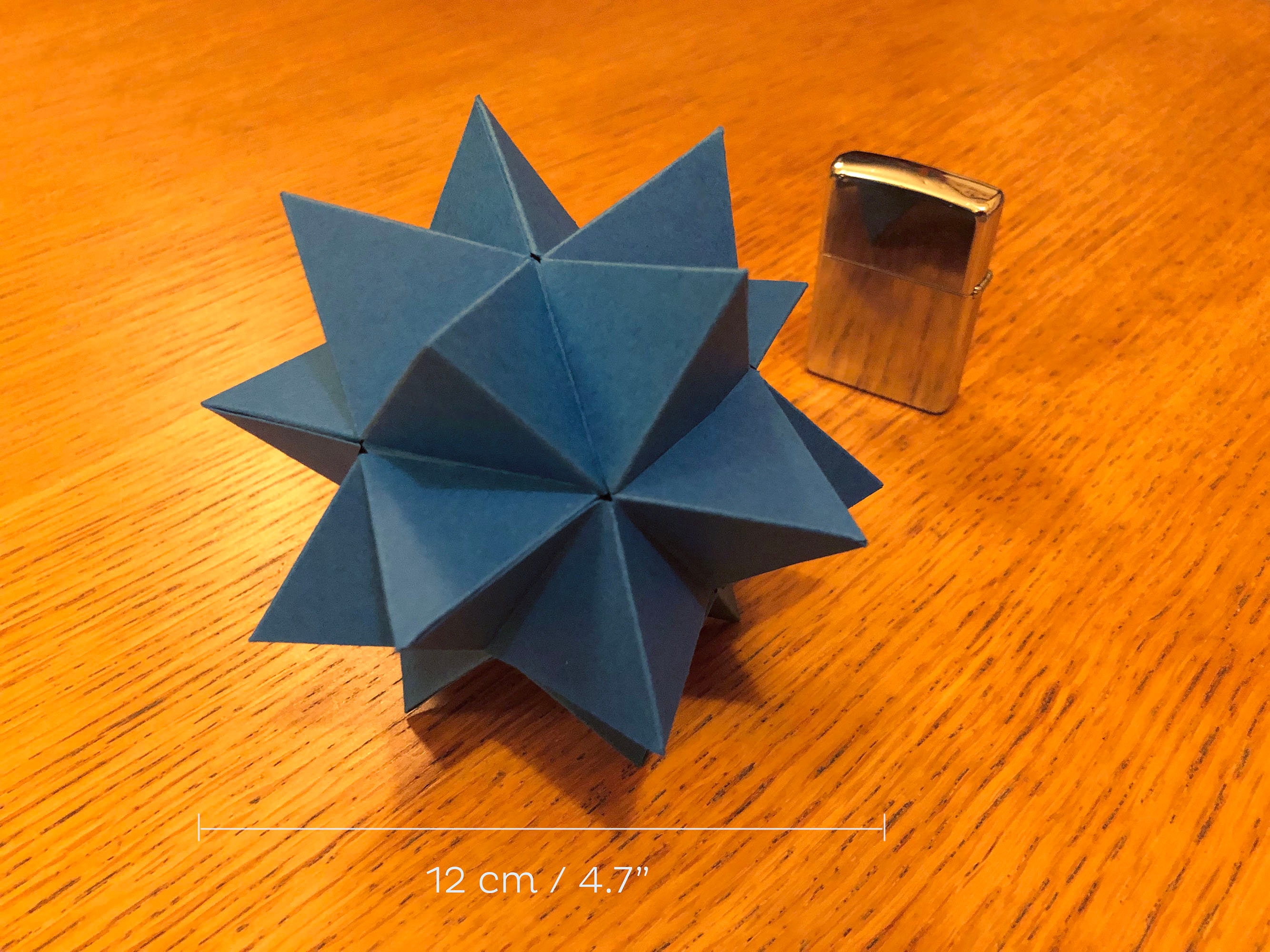 STAR - DIY 3D Paper Sculpture Template - Etsy UK