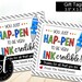 Editable Pen Thank You Gift Tags, Hap-pen to Be Very Ink-credible ...