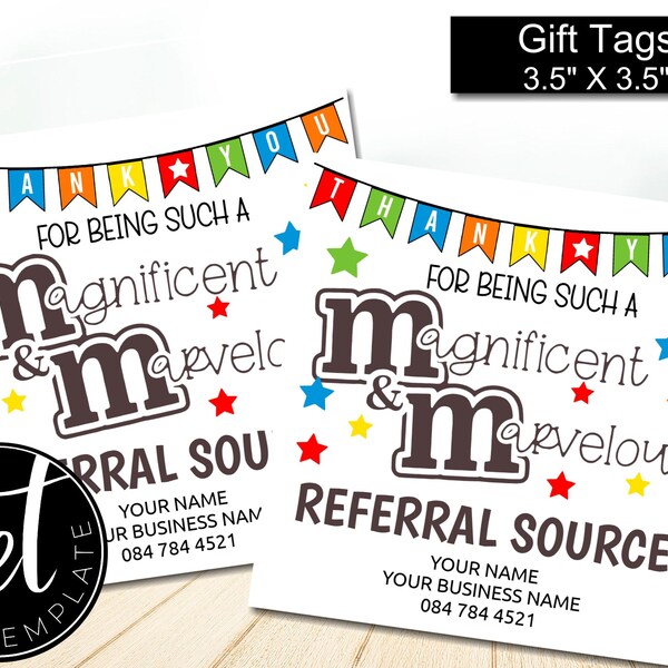 Editable Thankful for You Gift Tag Grateful Frontline Essential Worker ...