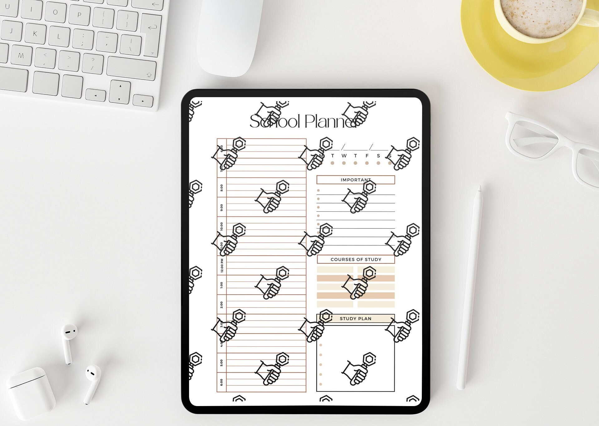 School Planner Digital Download - Etsy