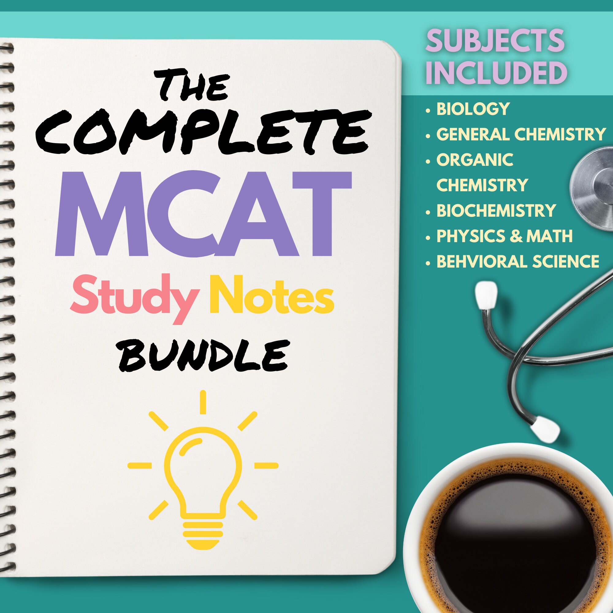 Complete MCAT Bundle All Topics Included Everything You Need for MCAT ...
