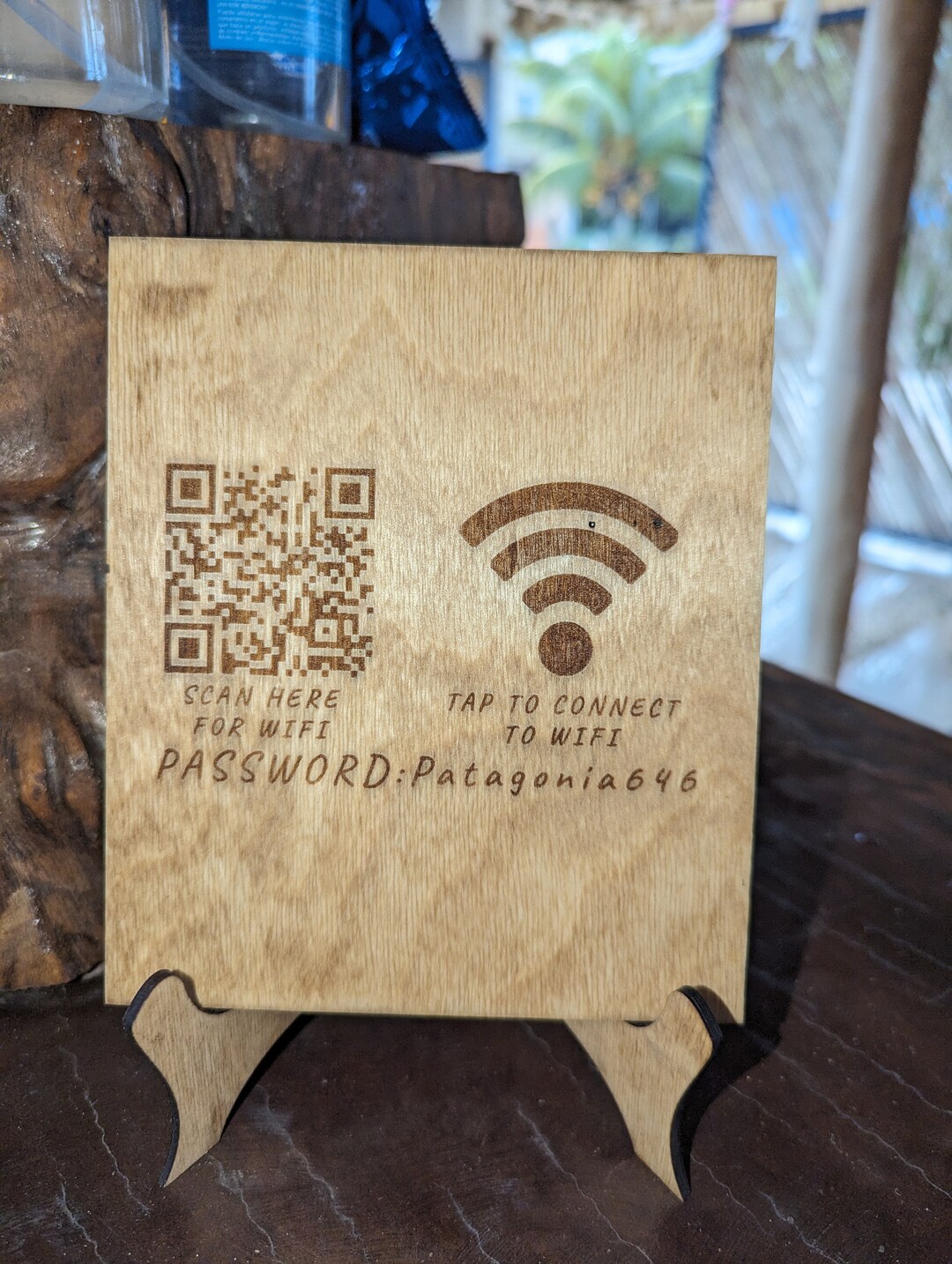 Personalized Tap or Scan to Connect to Wifi - Etsy