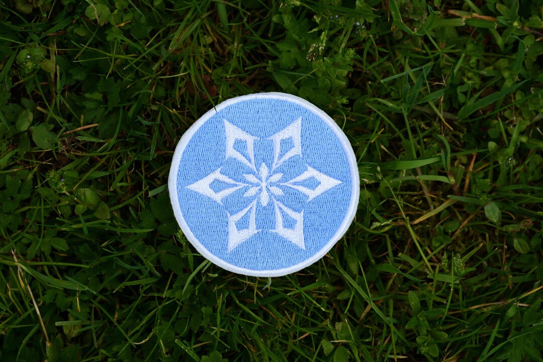 GENSHIN INSPIRED PATCH / Genshin Cryo Element Badge / - Etsy