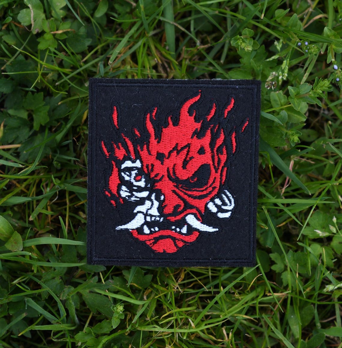 Cyberpunk Embroidered Iron-on Patch - Samurai Band Logo Badge - Etsy