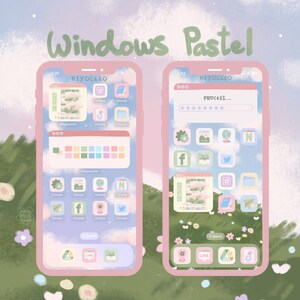 Windows Pastel Phone Theme | Ios Phone Theme | Icon Pack | Widgets ...