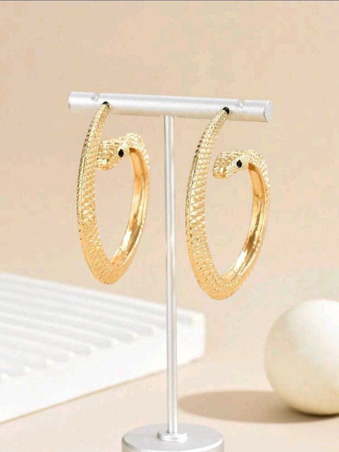 Koboko Snake Hoop Earrings - Etsy