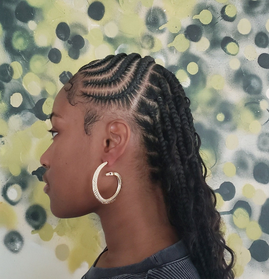 Koboko Snake Hoop Earrings - Etsy