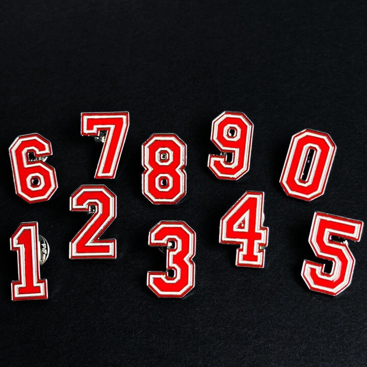 Line Number Pin - Etsy