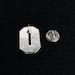 Line Number Pin - Etsy