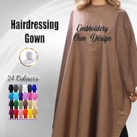 Custom Salon Cape Personalized Hair Stylist Cape With Logo Hair Salon ...