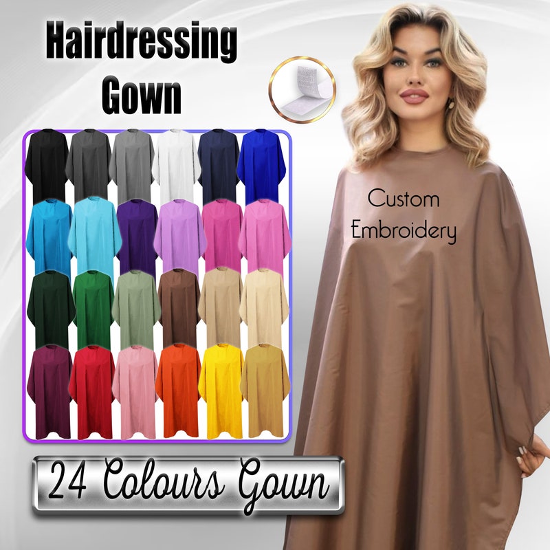 Custom Hair Salon Cape - Etsy