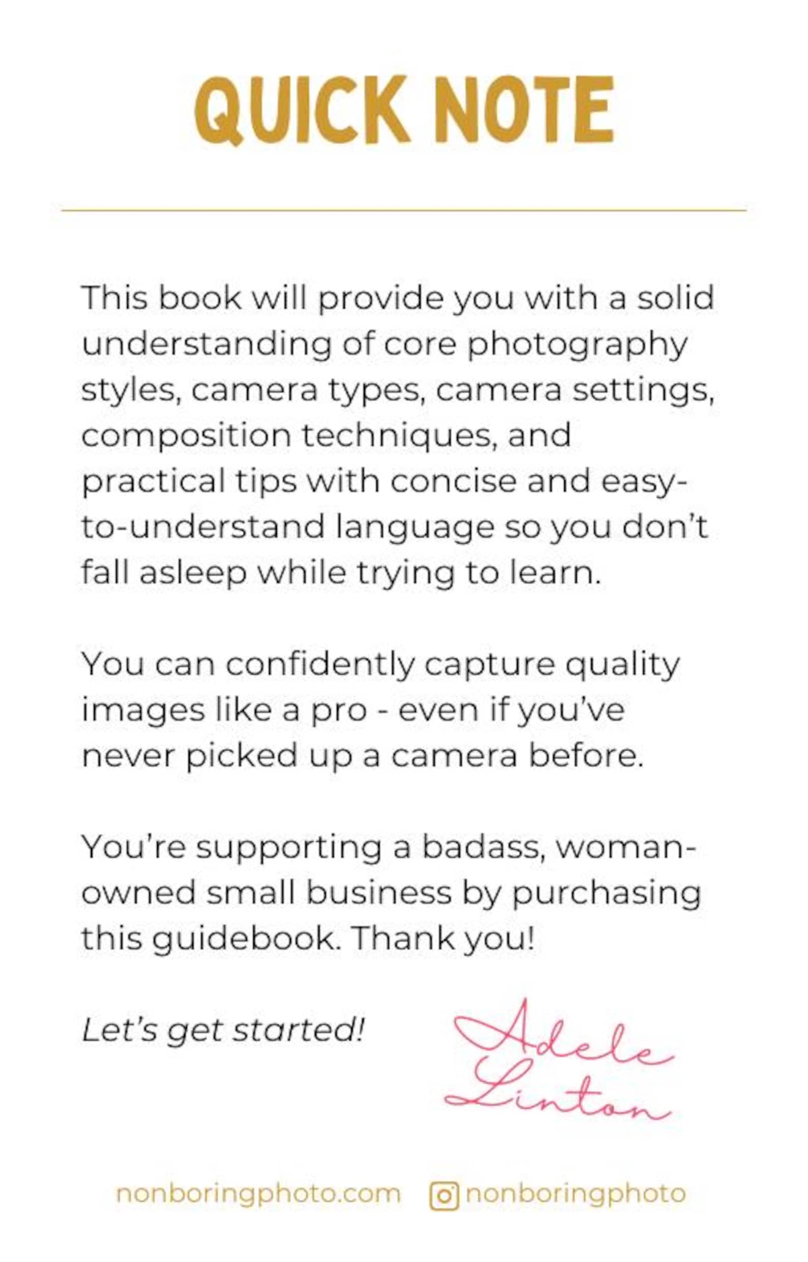 Beginner Photography Guide: Camera Settings, Lighting, Composition ...
