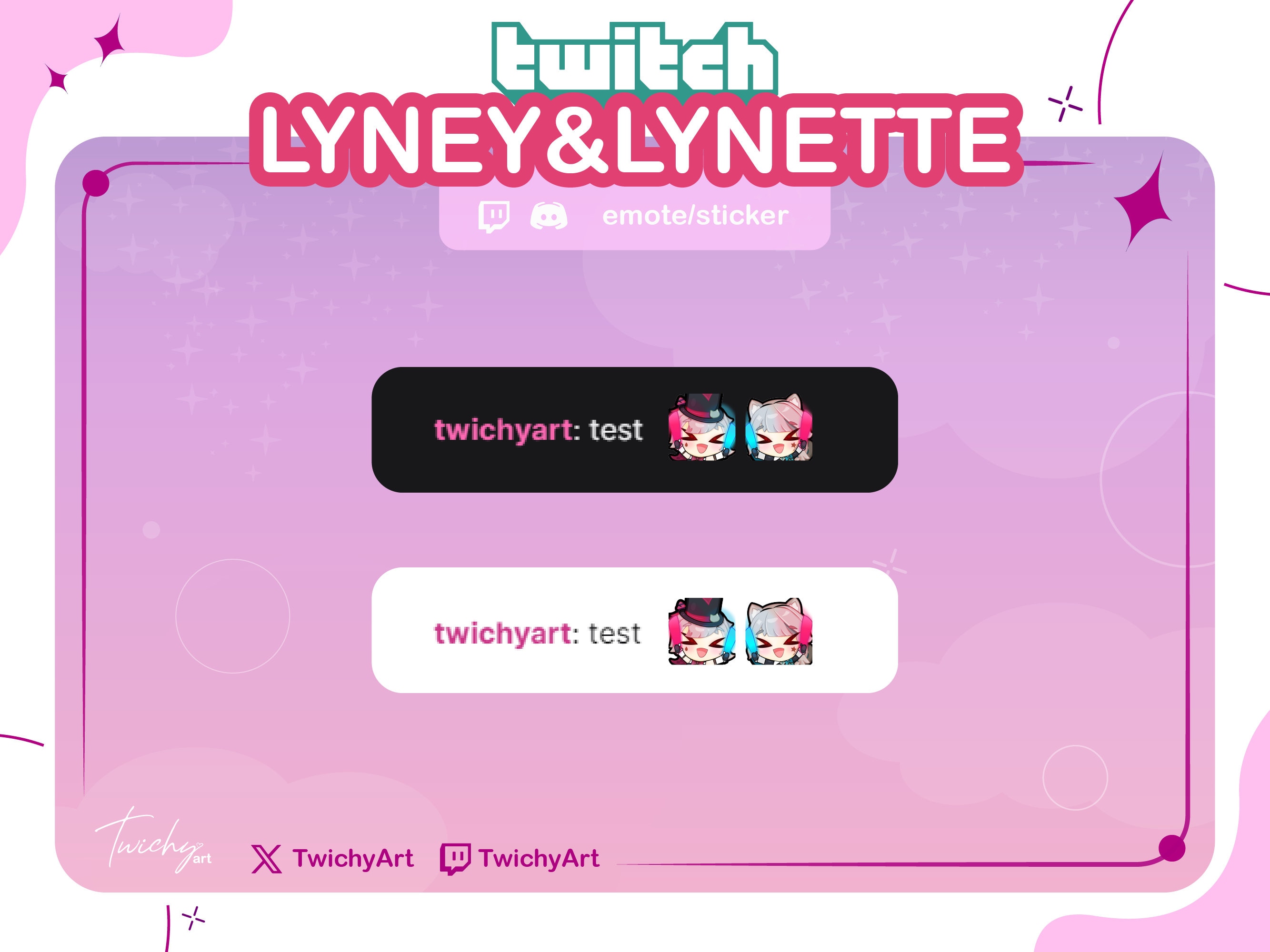 Lyney and Lynette Rave Emotes Animated and Static Version for - Etsy