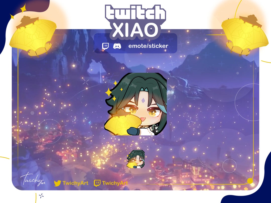 Xiao Lantern Rite Emote Special for Twitch / Discord Sticker / Youtube ...