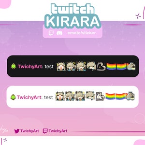 Kirara Pack of Emotes for Twitch / Discord Stickers / Youtube | Genshin ...