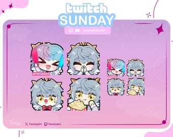 Honkai Star Rail Sunday Animated and Static Emote, for Twitch, Discord ...