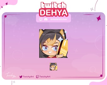 Dehya Gasm Emote for Twitch / Discord Sticker / Youtube - Etsy
