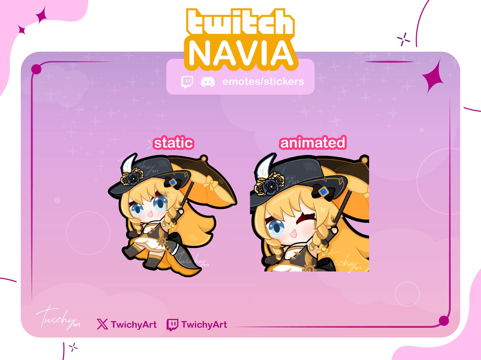 Navia Guiño Emote Animado y Estático para Twitch / Discord / Youtube ...