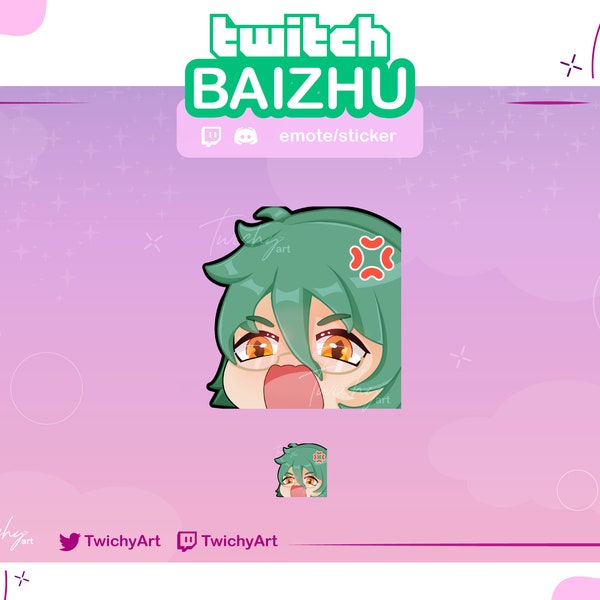 Baizhu Mad Emote - Etsy