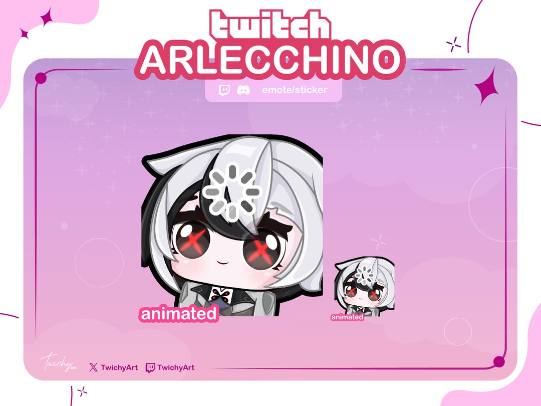 Arlecchino Loading Animated Emote for Twitch / Discord Stickers ...