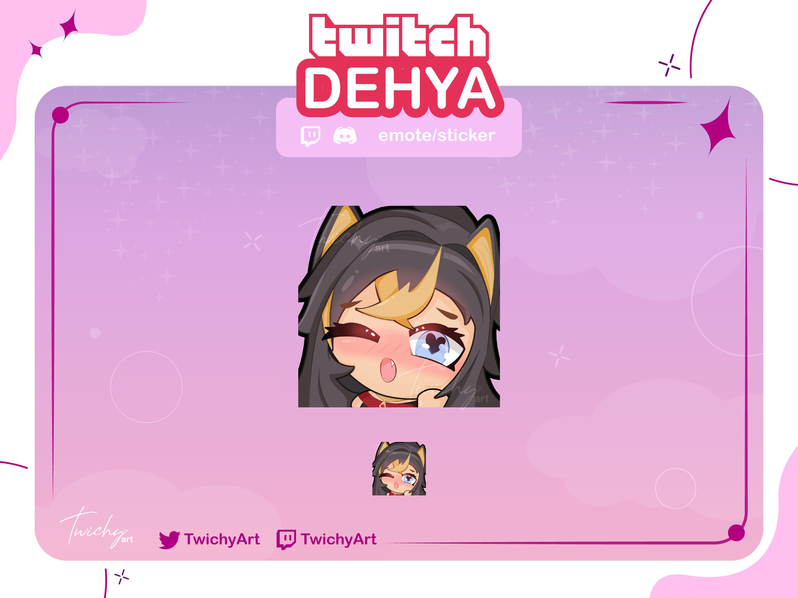 Dehya Gasm Emote for Twitch / Discord Sticker / Youtube Genshin Impact ...