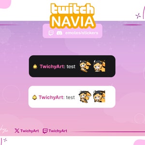 Navia Wink Animated & Static Emote for Twitch / Discord / Youtube ...