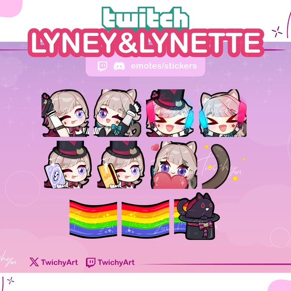 Lyney Stickers Etsy Uk