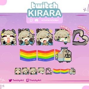 Kirara Pack of Emotes for Twitch / Discord Stickers / Youtube | Genshin ...