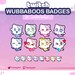Wubbaboos Badges Pack for Twitch / Discord / Youtube | Honkai Star Rail ...