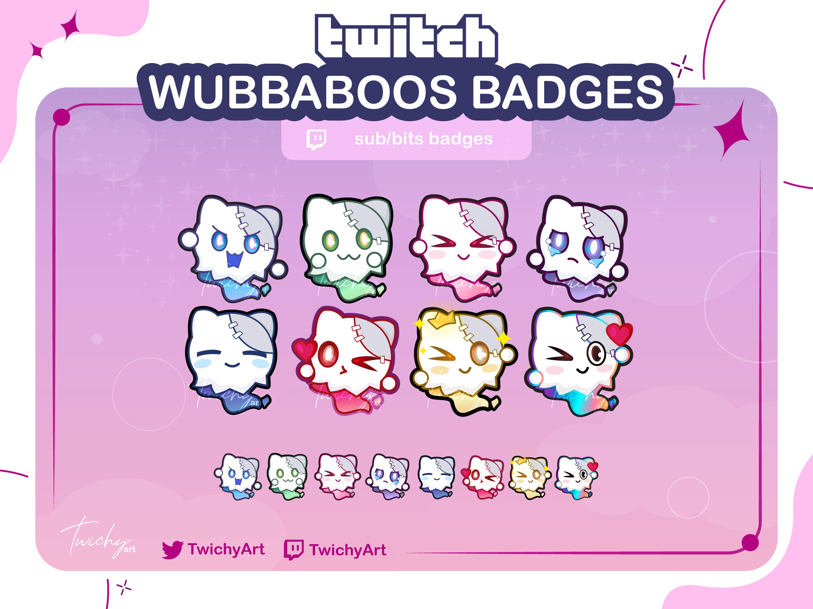 Wubbaboos Badges Pack for Twitch / Discord / Youtube | Honkai Star Rail ...
