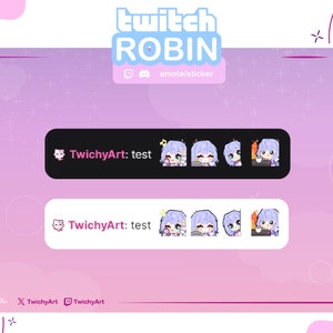 Robin 4 Emotes Pack Animated and Static for Twitch / Discord / Youtube ...