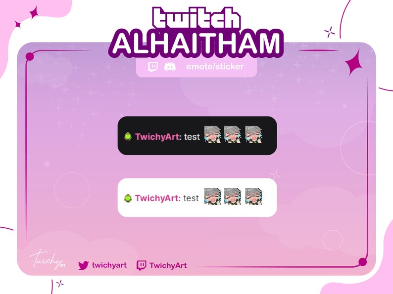 Alhaitham Laugh Emote for Twitch / Discord Sticker / Youtube Genshin ...