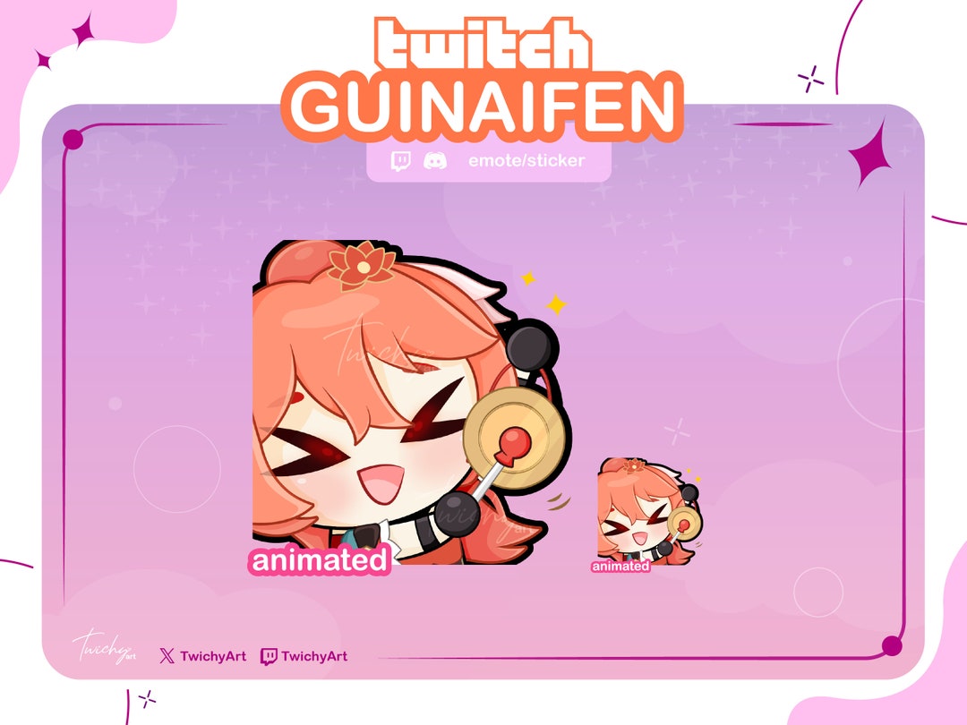Guinaifen Alarm / Dinkdong Animated Emote for Twitch / Discord ...