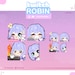 Robin 4 Emotes Pack Animated and Static for Twitch / Discord / Youtube ...
