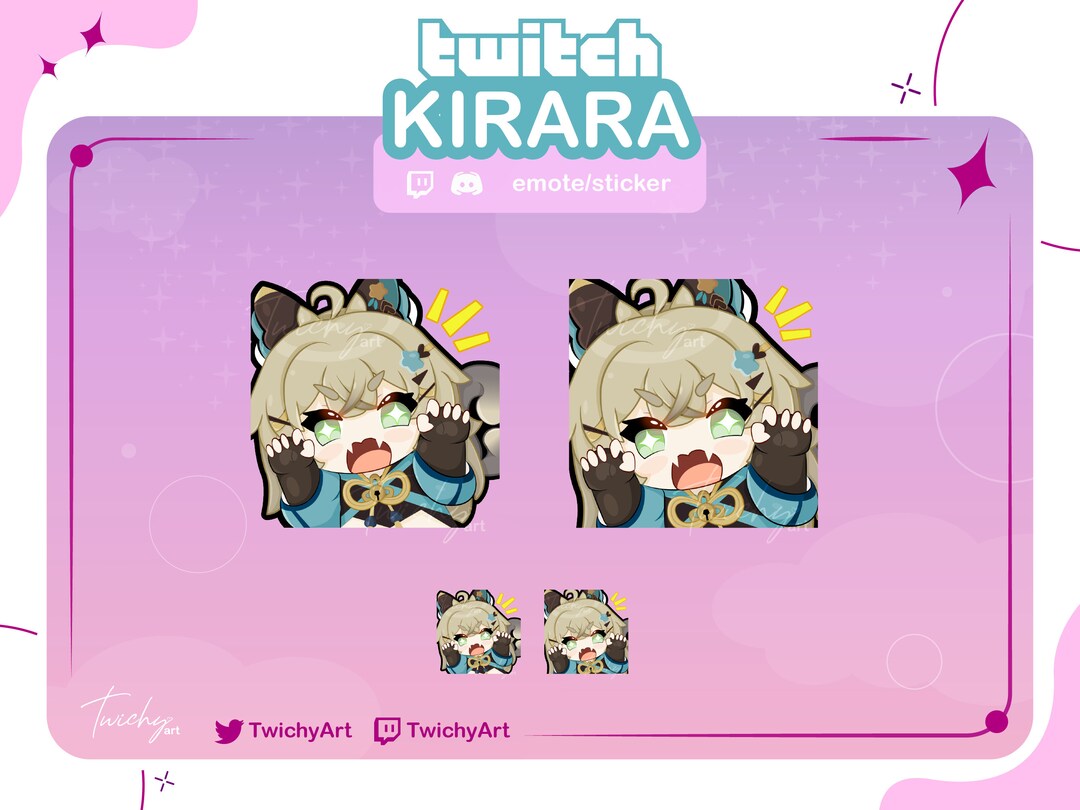 Kirara Angry Emote para Twitch / Discord Sticker / Youtube Genshin ...