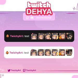 Dehya Pack of Emotes for Twitch / Discord Stickers / Youtube Genshin ...