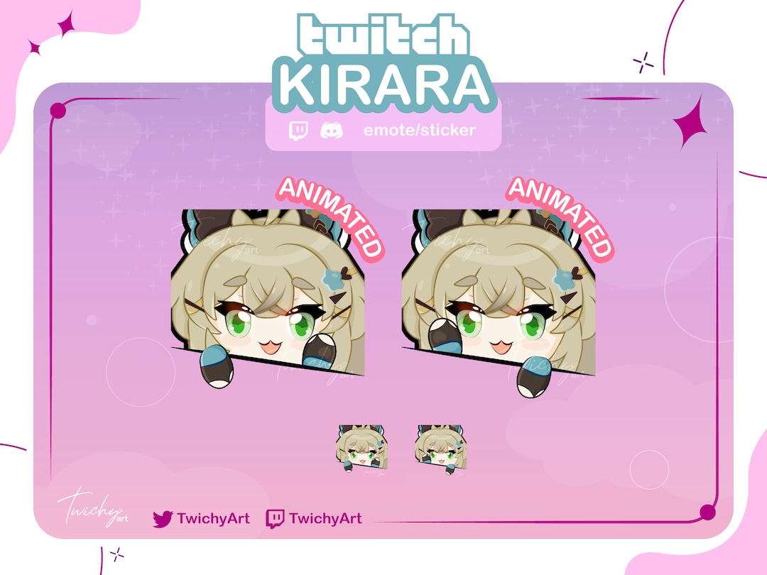 Kirara Bongo Emote Para Twitch / Discord Sticker / Youtube | Genshin ...