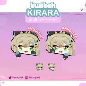 Kirara Bongo Emote Para Twitch / Discord Sticker / Youtube | Genshin ...