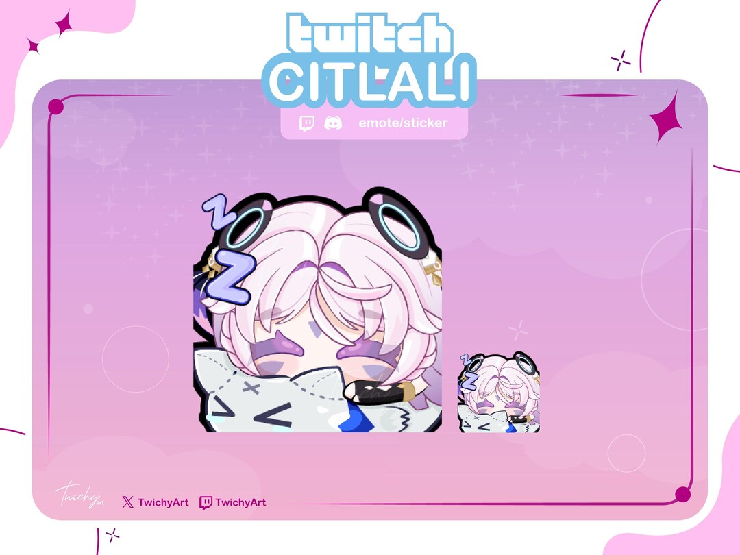 Citlali Sleep Emote for Twitch / Discord Stickers / Youtube | Genshin ...