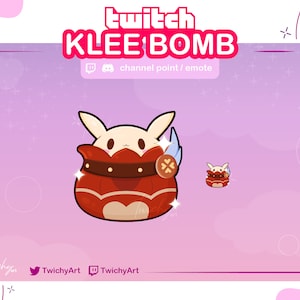 Klee Bomb Channel Point for Twitch | Genshin Impact - Etsy