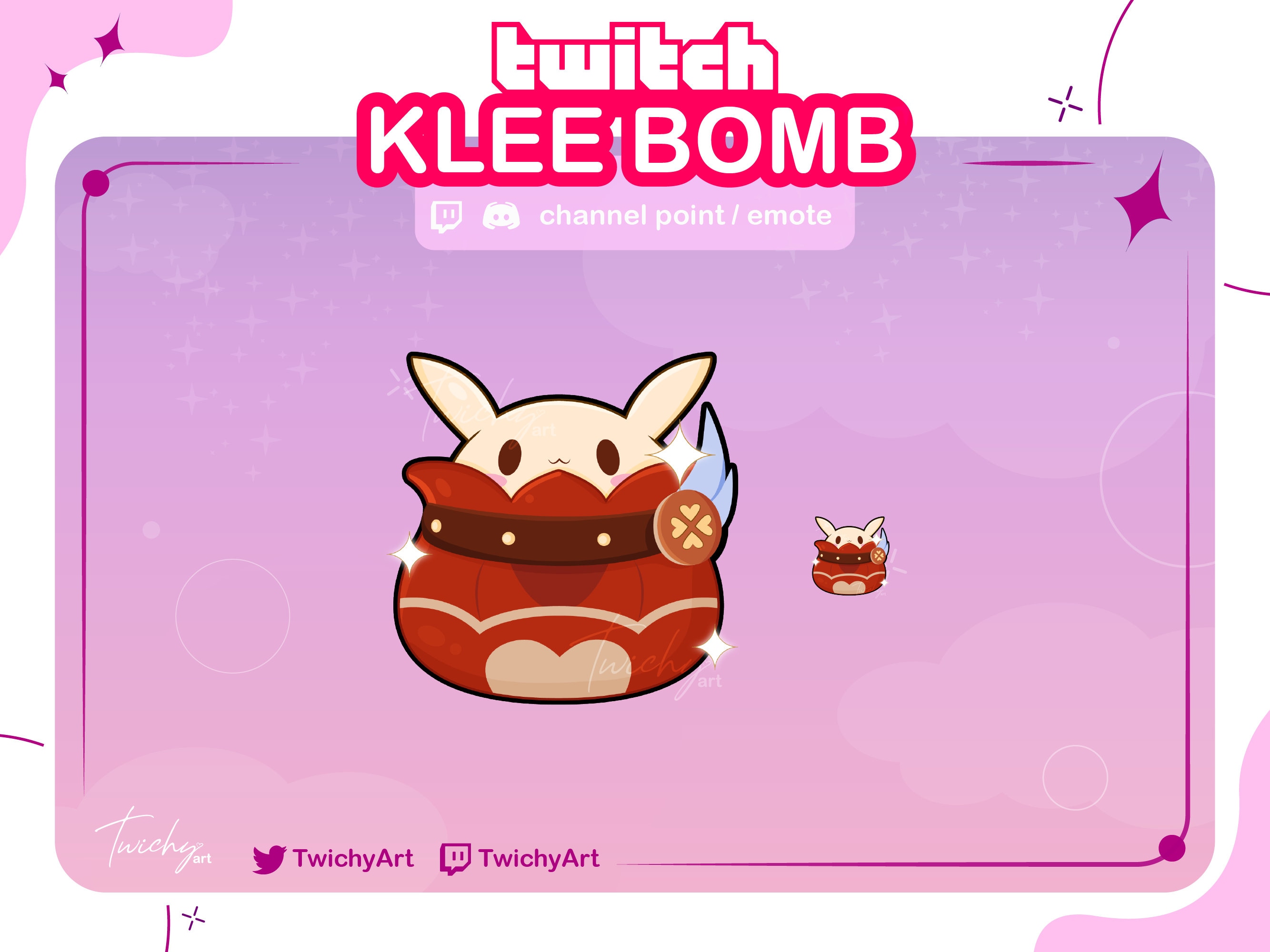 Klee Bomb Channel Point for Twitch | Genshin Impact - Etsy
